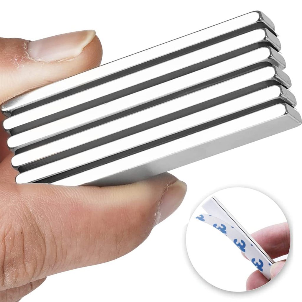 Strong Magnet, 10 Pack 28 x 9 x 3 mm Neodymium Magnets, Magnetic Strips ...