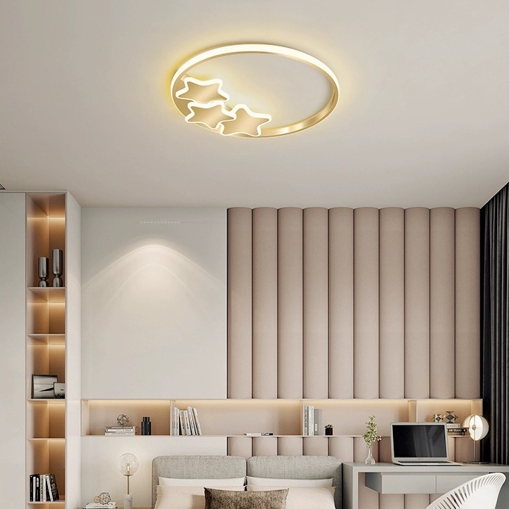 Nordic Chandelier Ceiling Light Minimalist Led Modern Bedroom Living ...