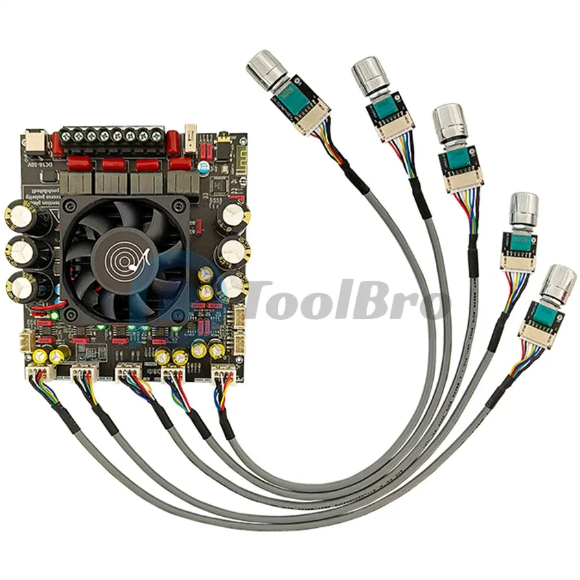 300W+300W+600W 2.1 Channel Bluetooth 5.1 Power Amplifier Board TPA3255 ...