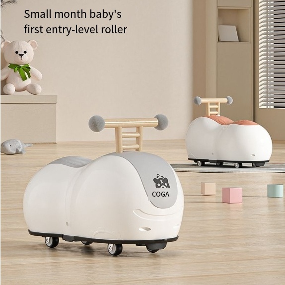 Children Peanut Car Yo-Yo Car 1-3 Years Old Baby Universal Wheel Child ...