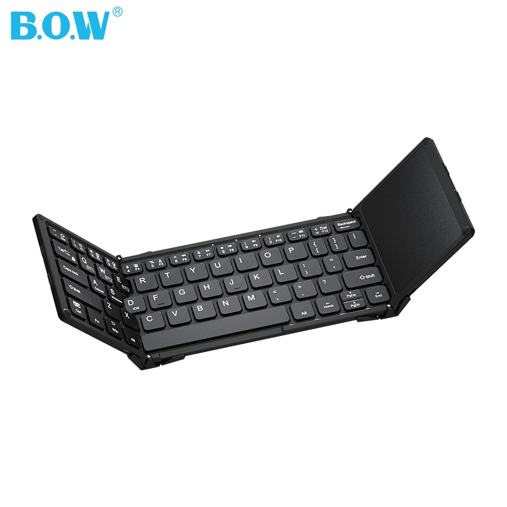 B.O.W Bluetooth Compact Portable Wireless Folding Keyboard With ...