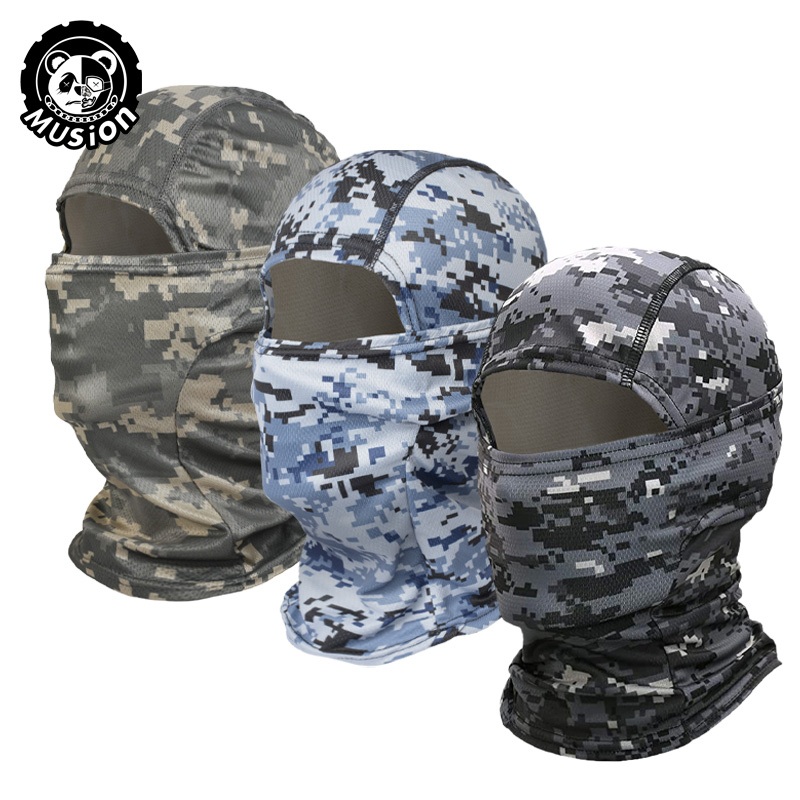 Musion Original Design Balaclava Motorcycle Mask Breathable Mesh ...