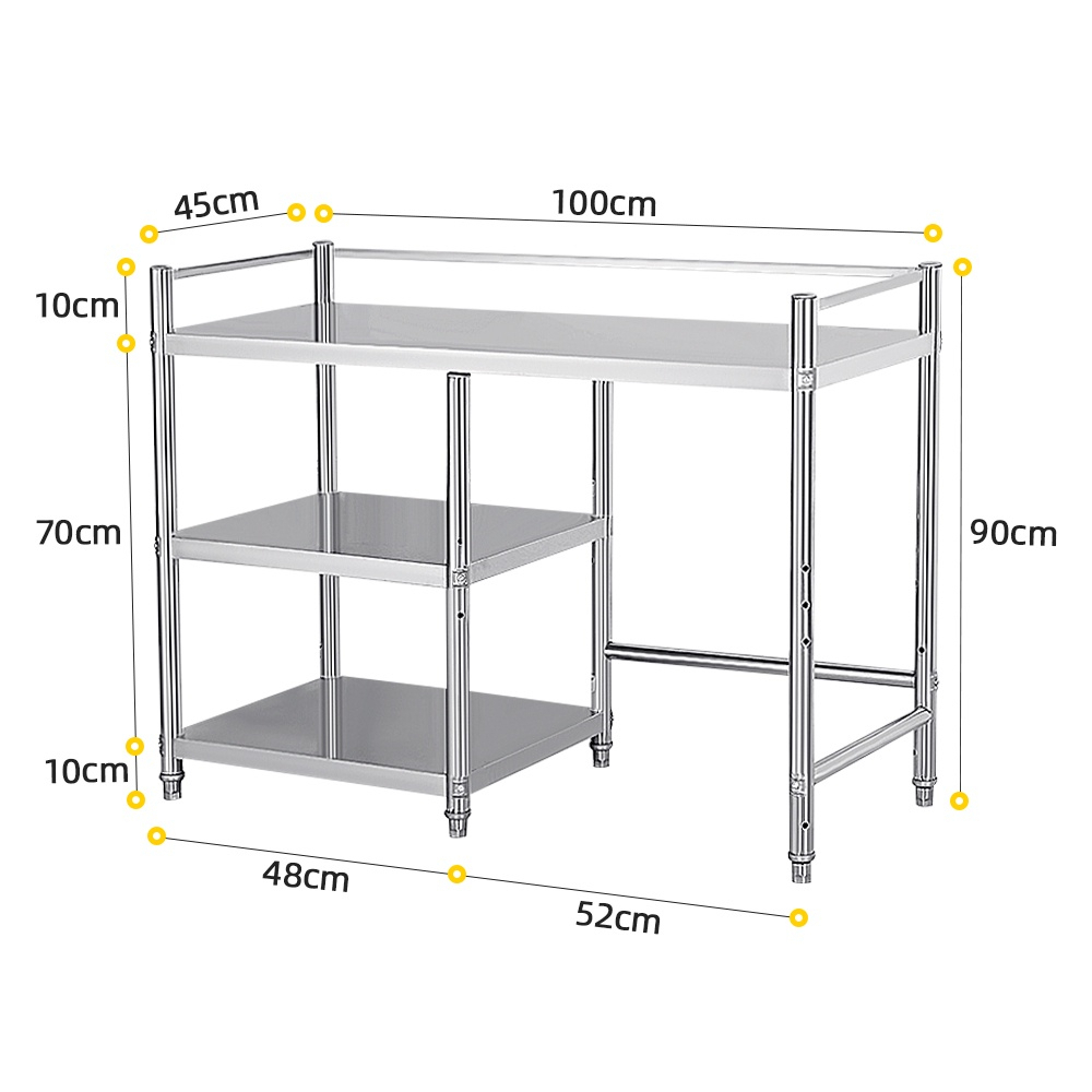 Stainless Steel Kitchen Stove Rack 2/3 Tier Burner Stand / Gas Rack ...