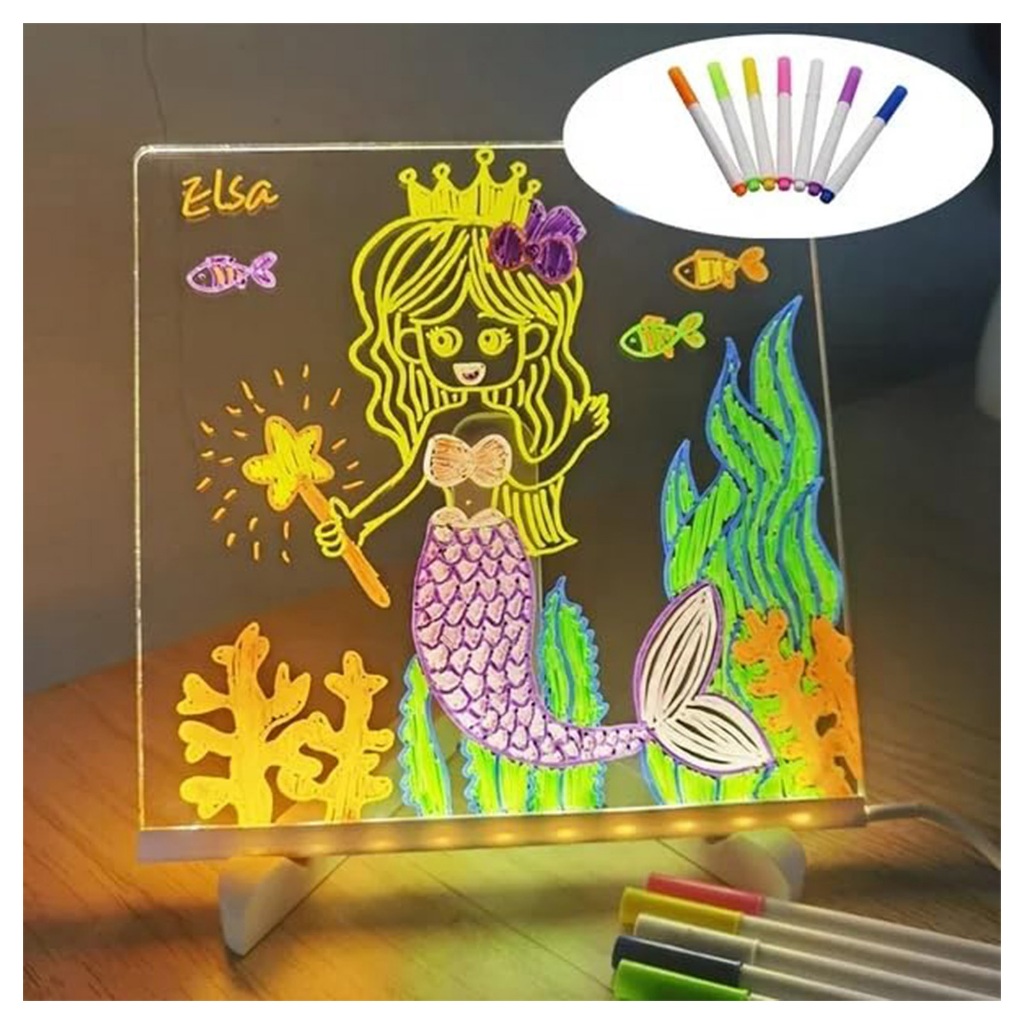 LED Note Board with Colors Memo LED Letter Message Board for Home ...