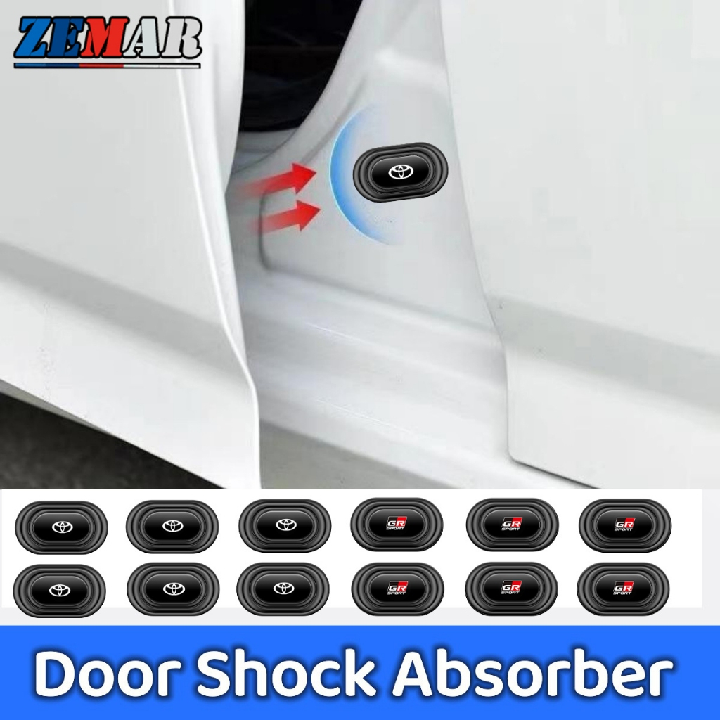 Toyota GR Car Door Shock Absorber Trunk Shock Silencer Pads Sound Proof ...