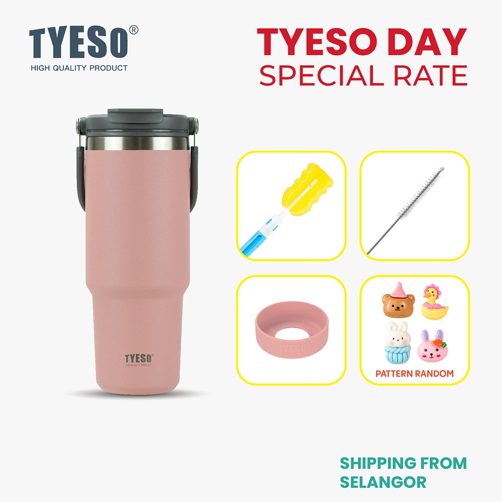 TYESO TS-8826/TS-8827/TS-8828/ 600ml/750ml/900ml Vacuum Insulated Tumbler Keep Cold And Hot With ...