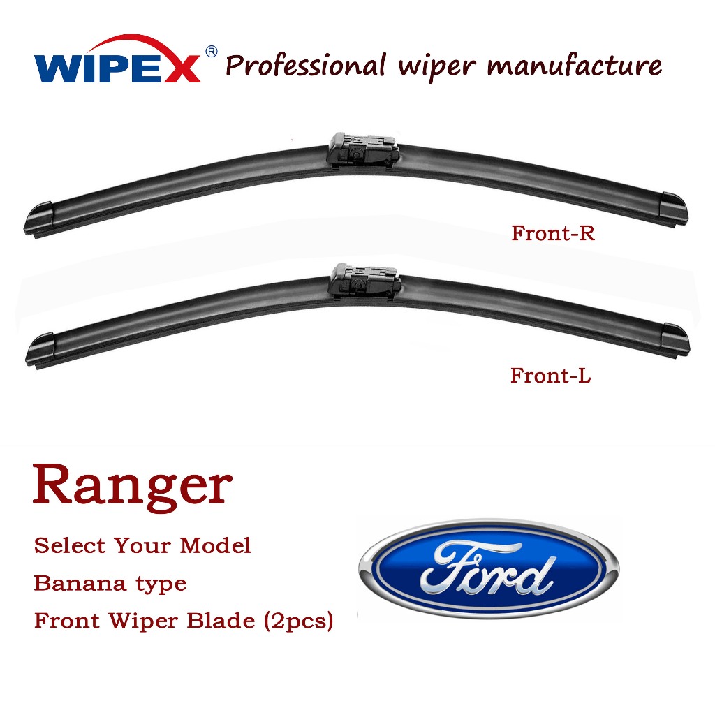 (Select Your Model) Ford Ranger Wiper Blade Set/Pair for All Year XL ...