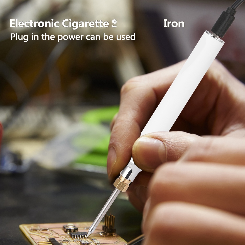 HANDSKIT USB Charging Soldering Iron 5V 8W Adjustable Temperature ...