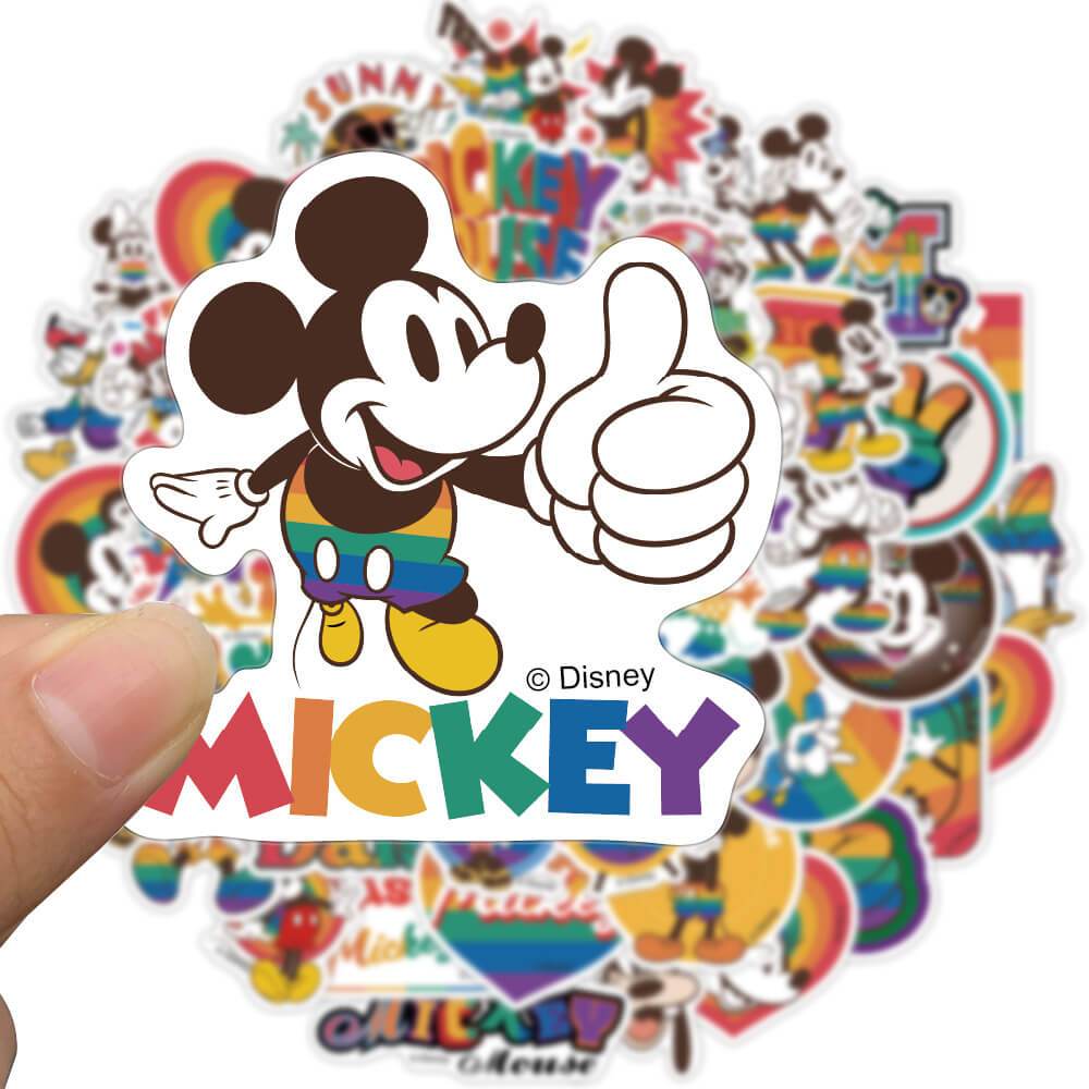[Large Sticker]50PCS Anime Minnie Mickey Stickers Disney Movie Decal ...