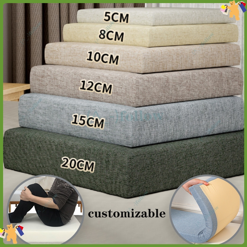 Foam cushion sofa cushion with fabric cover Sponge cushion high density ...
