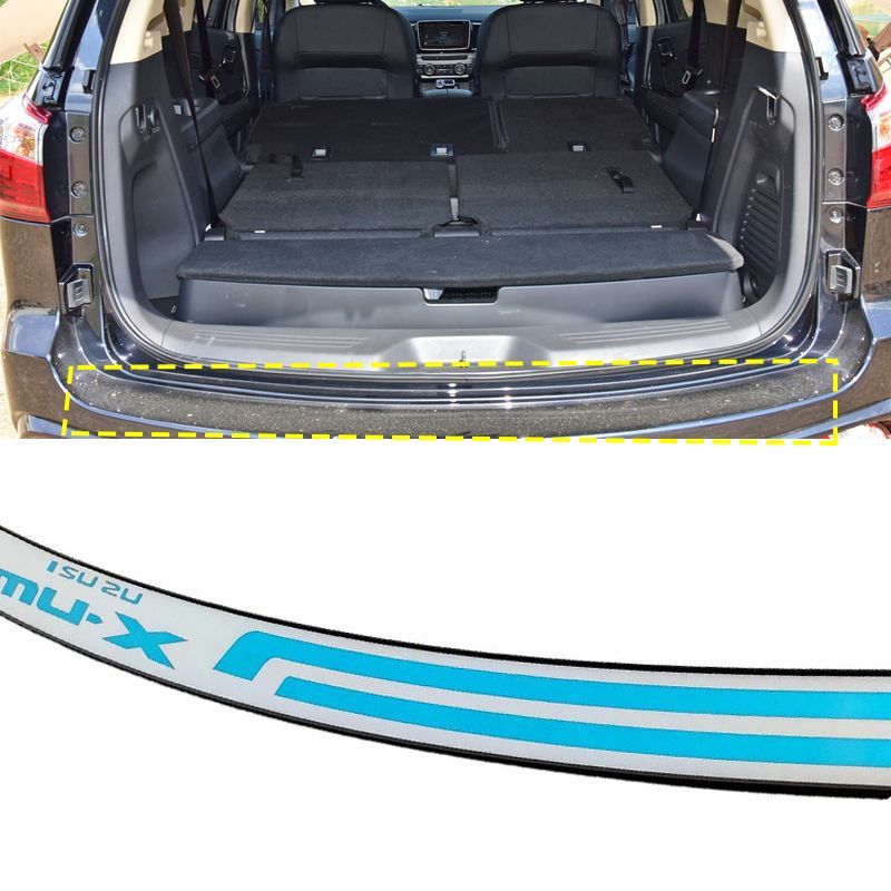Car Styling For Isuzu MU-X MUX Car Accessories Rear Bumper Pad Bumper ...