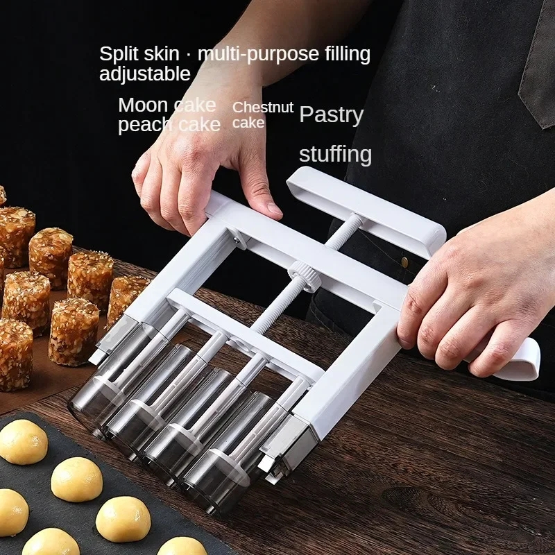 Dough Quantitative Artifact Hand-Pressed Stuffing Machine Mooncake ...