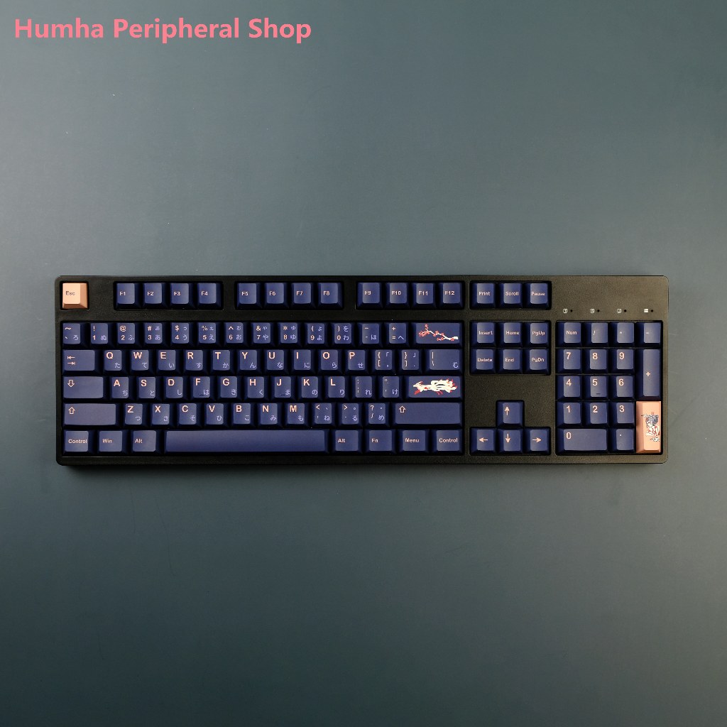 Humha Kitsune keycap PBT material Dye-Sublimation Cherry profile Mechanical Keyboard keycap ...