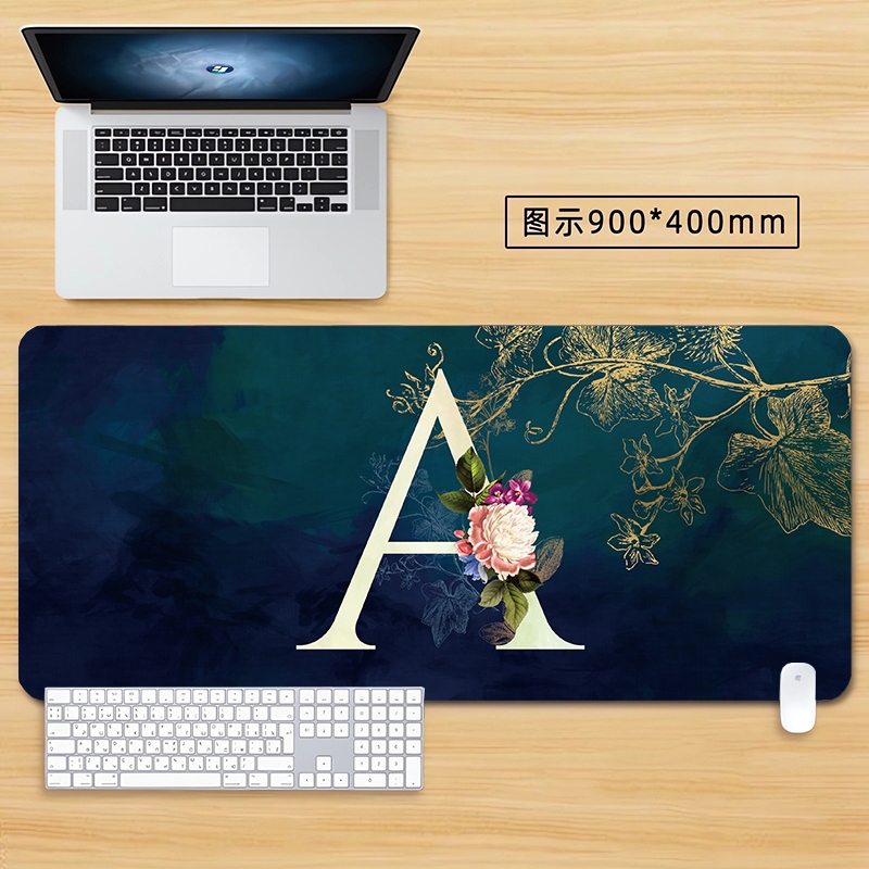 Mouse Pad Letter Series Gaming Gamer Table Mat Computer Gamer Keyboard ...
