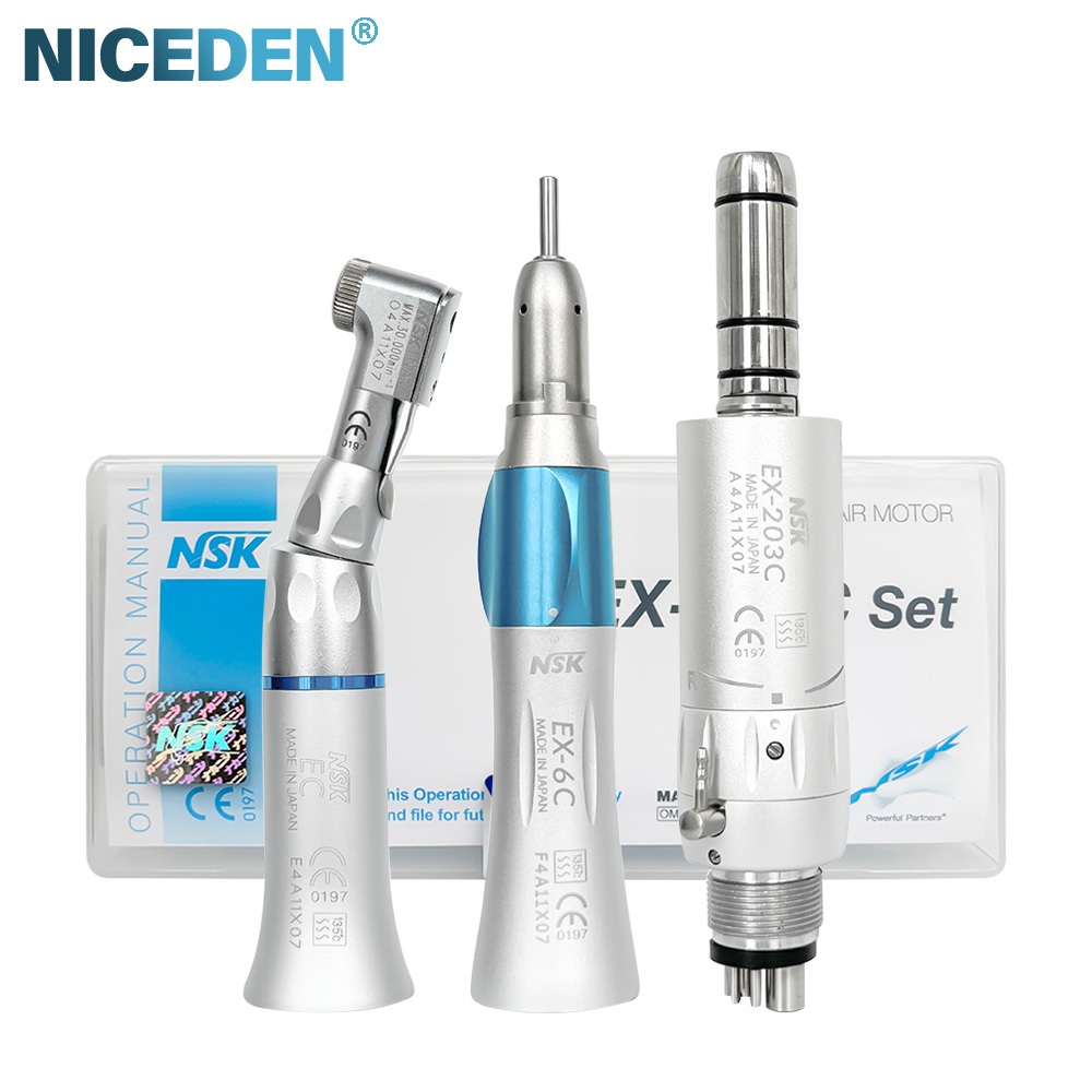 NICEDEN NSK Style Dental Low Speed Contra Angle Handpiece Latch E-Type ...