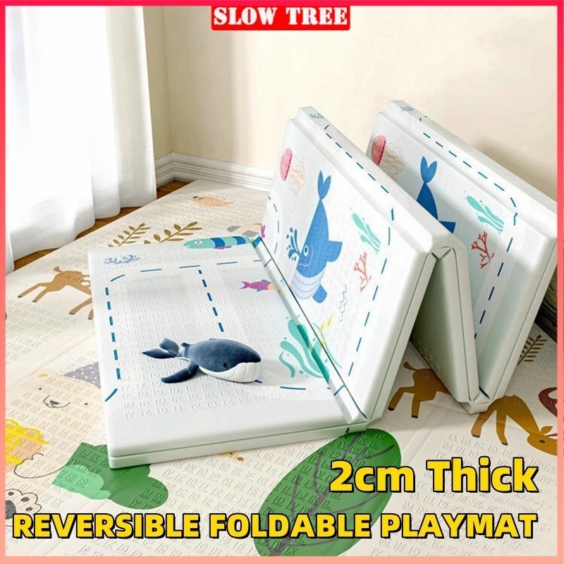 Foldable XPE Baby Play Mat 2cm Thick Waterproof Playmat for Babies and ...
