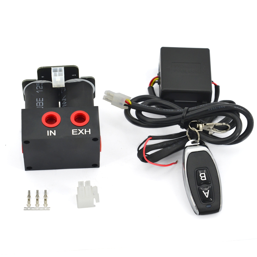 200PSI 12V Solenoid Valve Air ride Suspension Manifold Valve Double ...