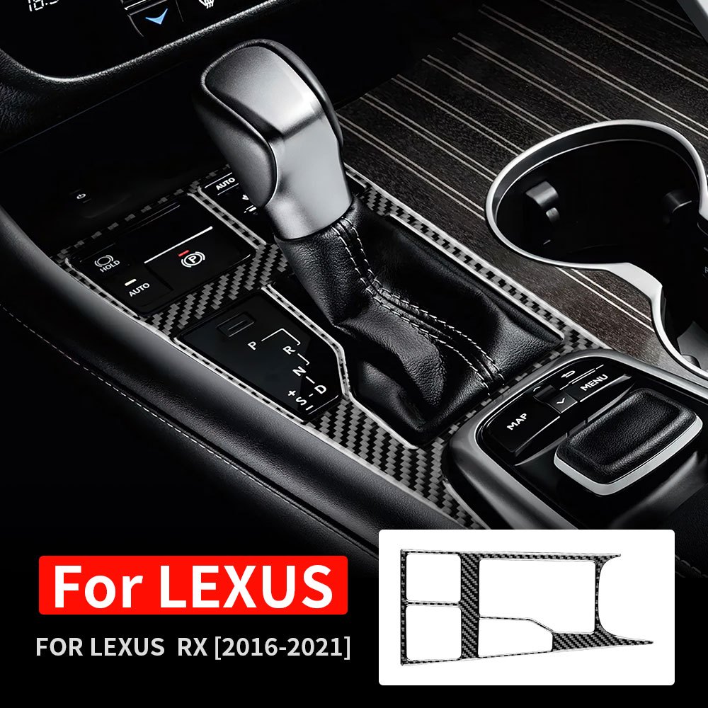 For Lexus RX300 RX350 RX450 2016-2021 Carbon Fiber Gear Panel ...