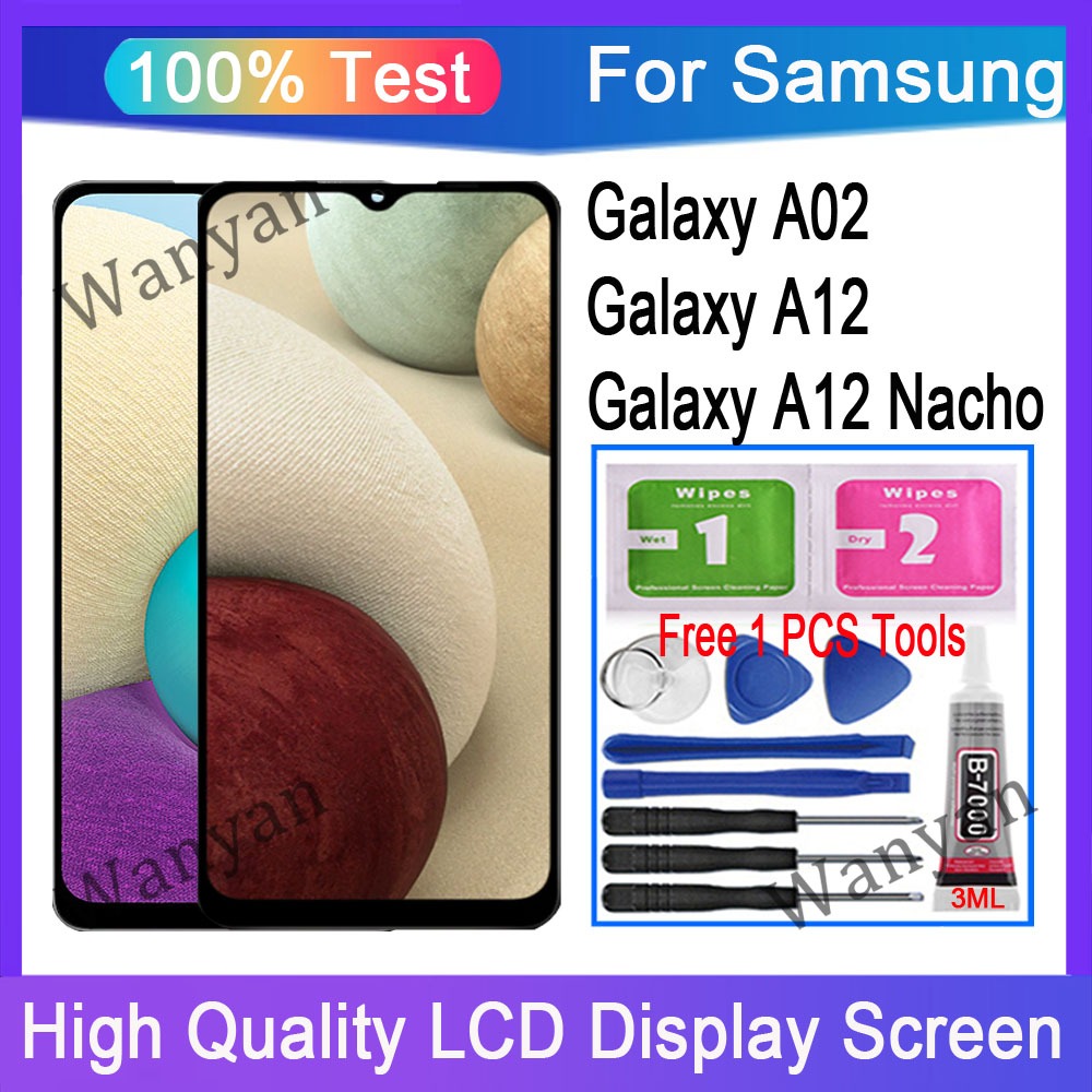 Original Samsung Galaxy A02 A12 A12 Nacho LCD Display Touch Screen ...