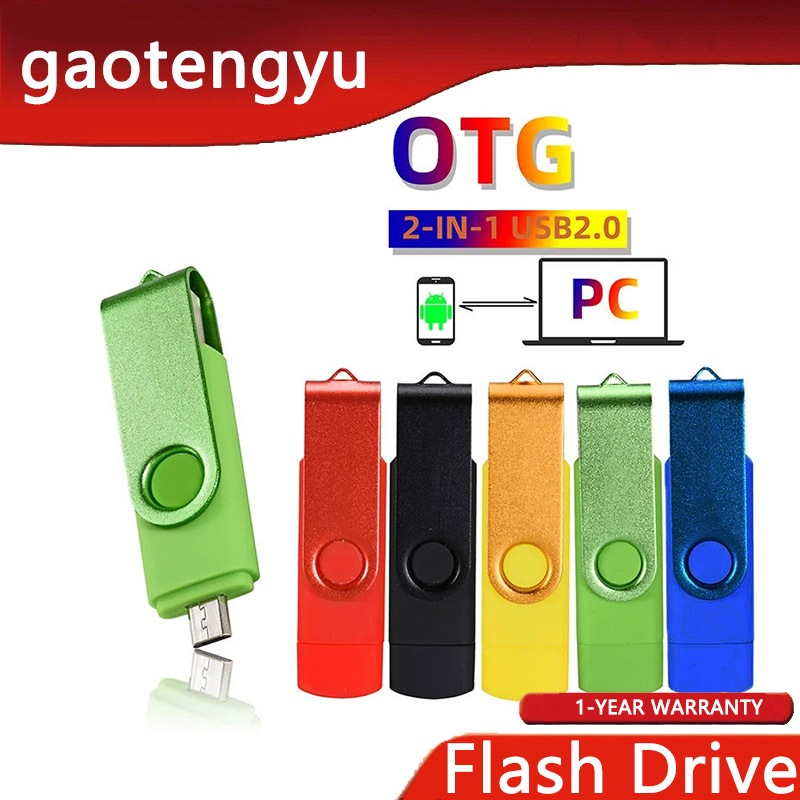 Support Customized LOGO OTG/USB Two-in-One Flash Driver, 8GB, 4GB, 2GB ...