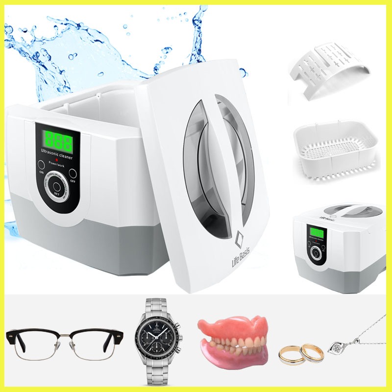 Ultrasonic Eyeglass Cleaning Machine High Frequency Washing Jewelry ...