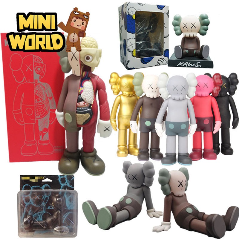 MINI WORLD Mand Kaws Companion PVC Action Figures Kids Collection Toys ...
