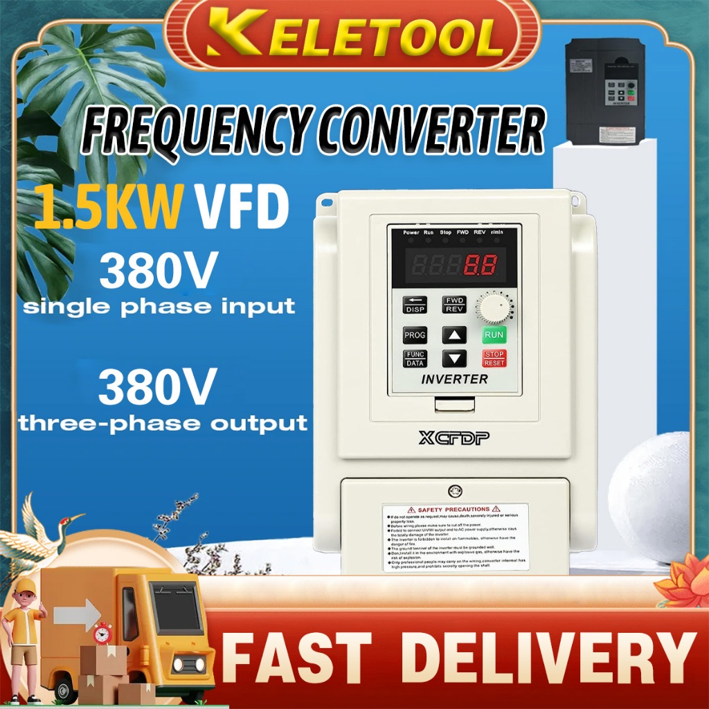 Single phase to three phase VSD VFD Frequency Inverter Input 220v 1phase output 380v 3 phase VFD ...