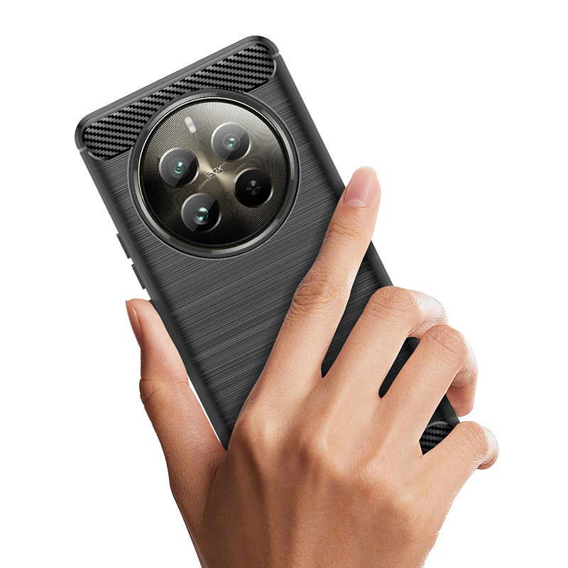 Soft Carbon Fiber Casing For Realme 12 Pro Plus + 5G 4G Realme12Pro ...