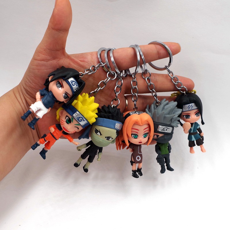 6Pcs/Set Anime Naruto Figure Uzumaki Naruto Uchiha Sasuke Haruno Sakura ...