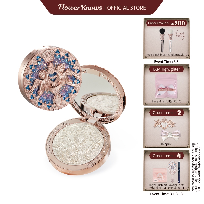 Flower Knows Little Angel Collection Embossed Highlighter 8g | Shopee ...