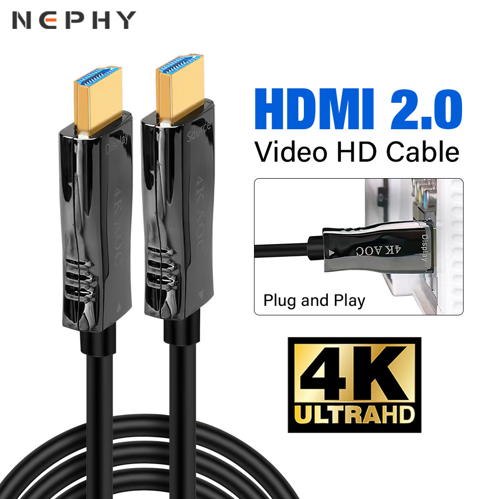 Super Long 5m 10m 15m 20m 25m 30m HDMI Fiber optic Cable 4K 60HZ For ...