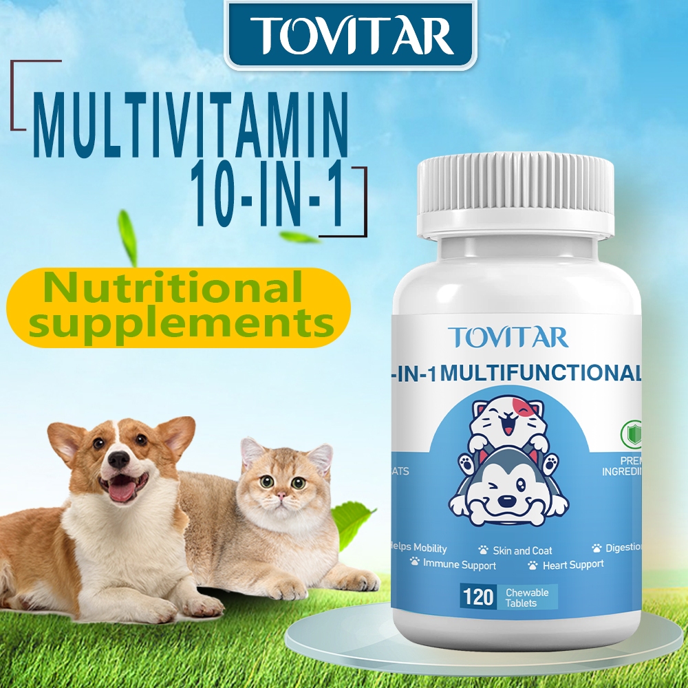 Pet Multivitamin for Cats and Dogs Supplement - Joint Support ...