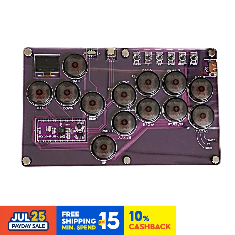 ⭐⭐⭐HITBOX Covers SOCD Street Fighter 6 Custom Game PS5 Raspberry Pi Axis SKY2040 Fighting ...