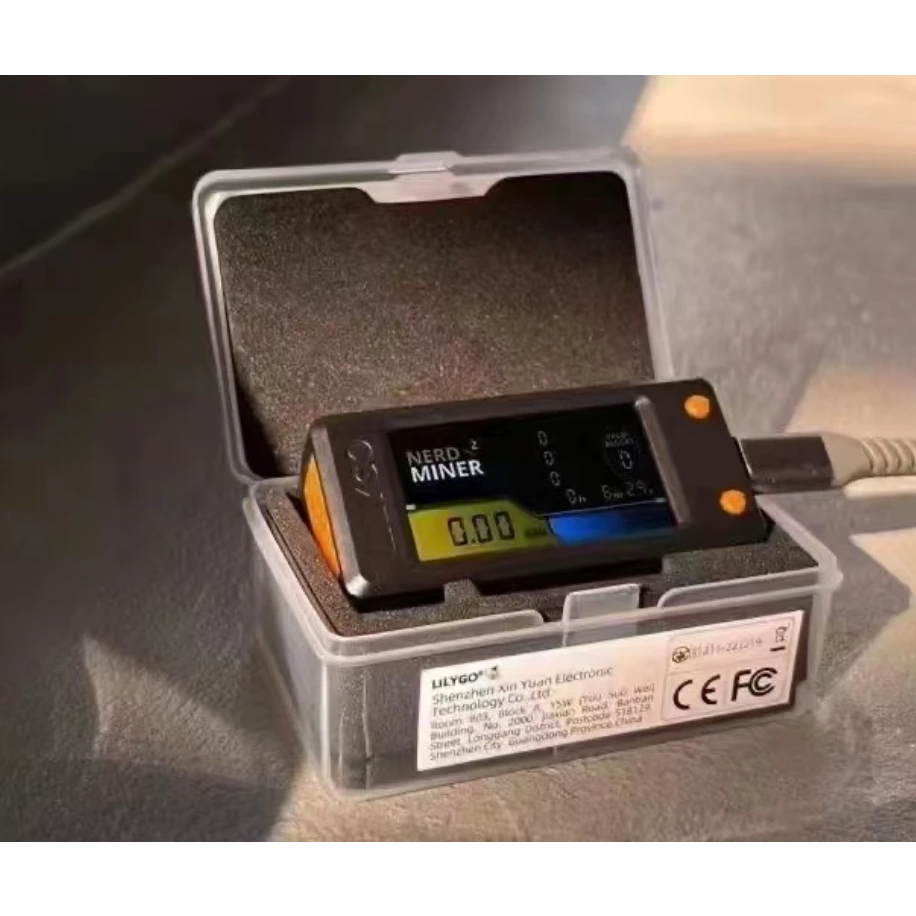 ⭐⭐⭐offical NerdMiner V2 78KHS T-display s3 Bitcoin Solo Lottery Miner ...