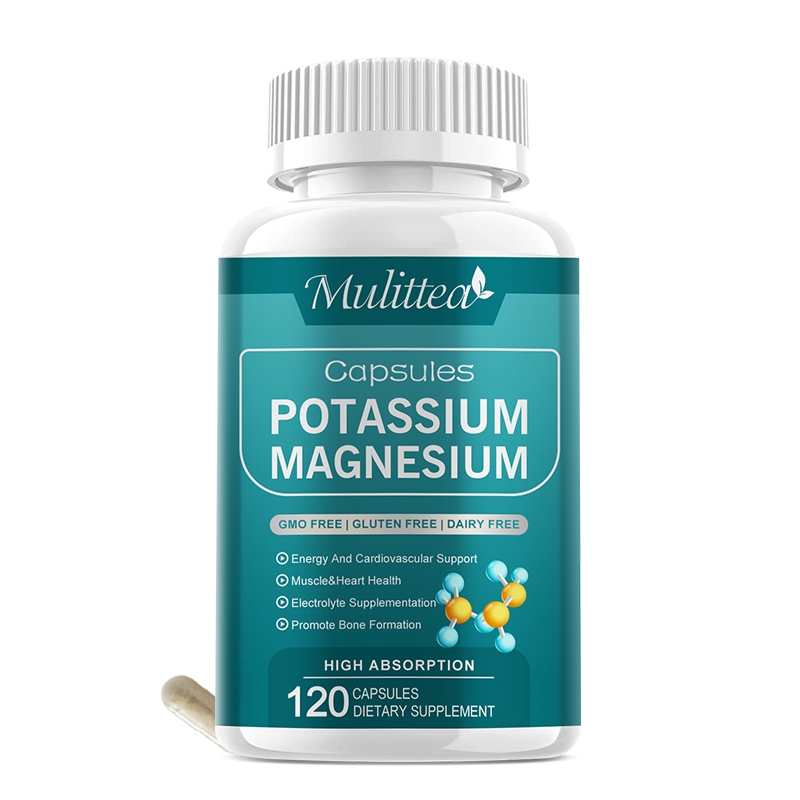 Mulittea Potassium Magnesium Hard Capsules Support Muscle Recovery Leg ...