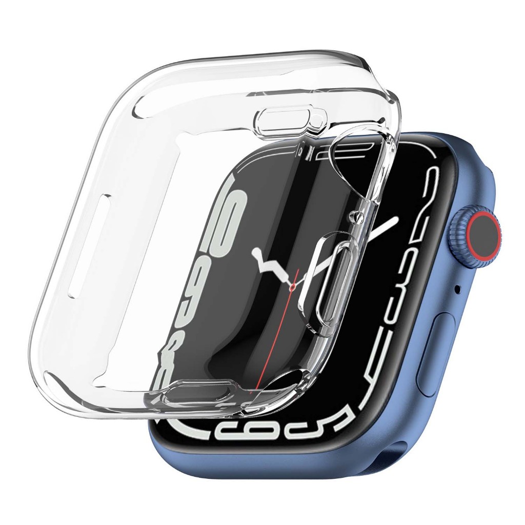 Clear TPU Soft iWatch Case with Screen Protector Compatible for Apple ...