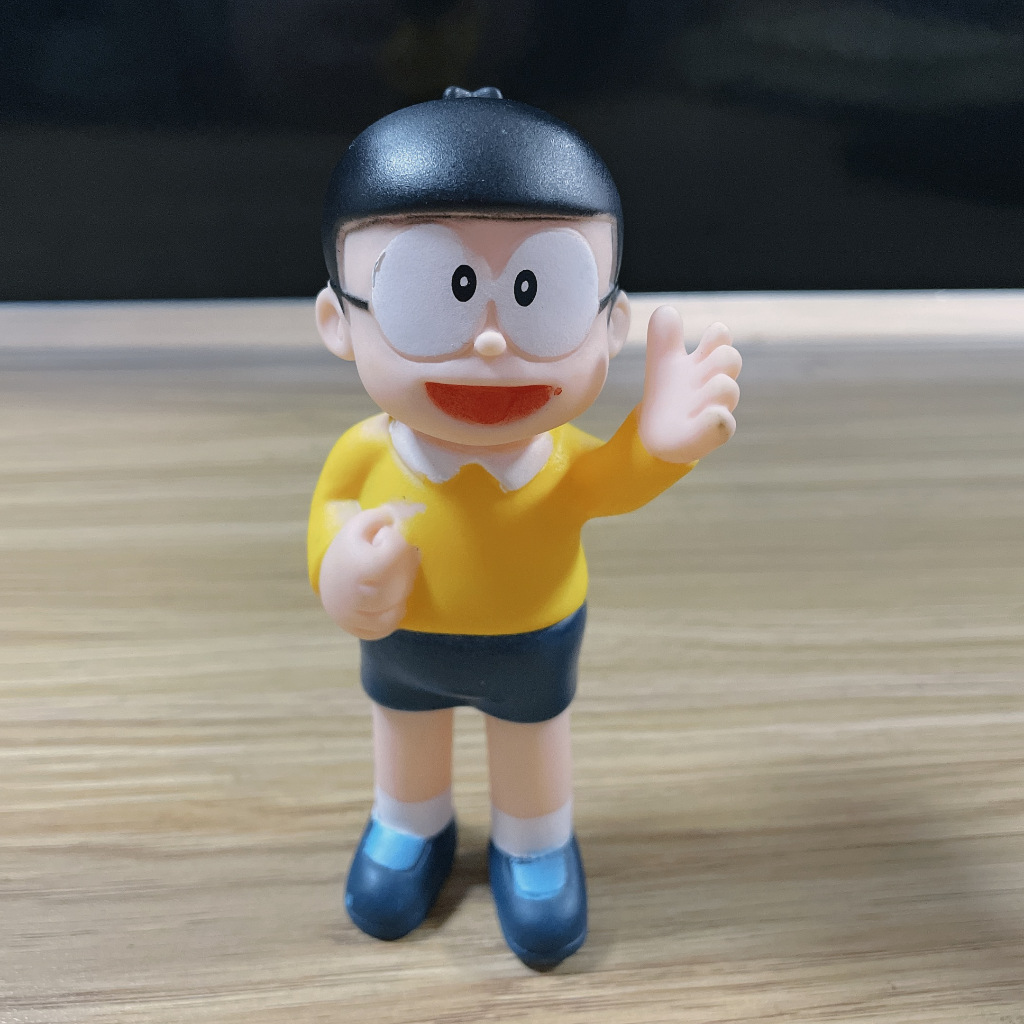 12cm Anime Doraemon Nobita Nobi Sleep Q Version Pvc Action Figures Car ...