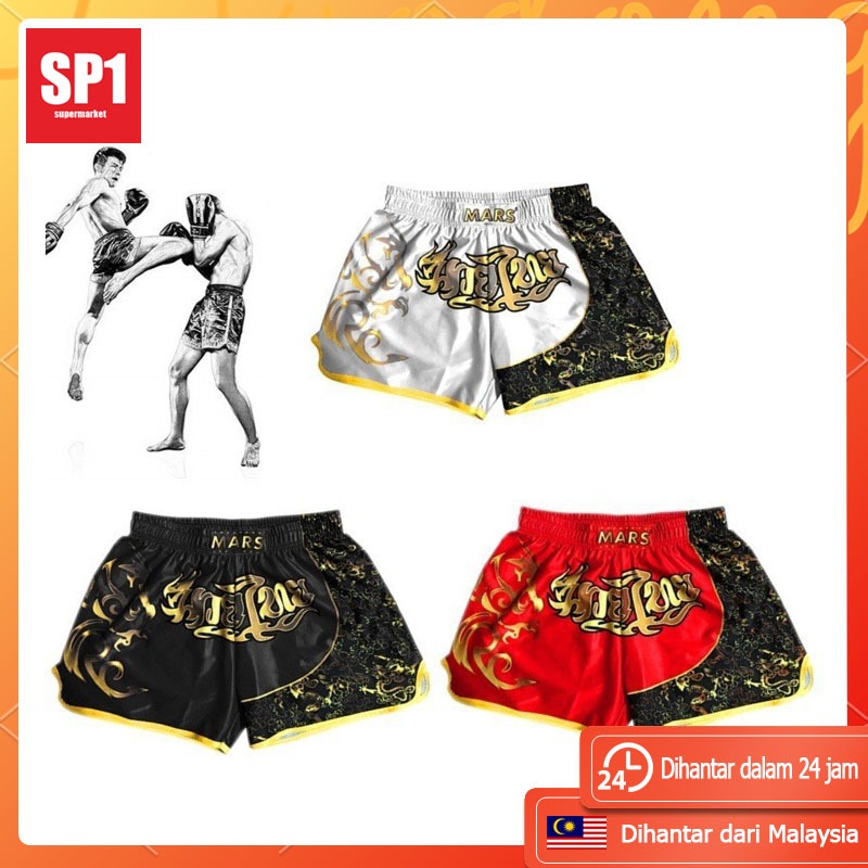 Ready in MY Muay Thai Boxing Pants mma Shorts pendek dewasa seluar ...