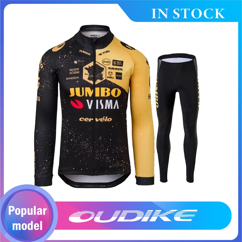 Ready Stock Baju Bicycle Mountain Bike Professional Cycling Wear Long ...