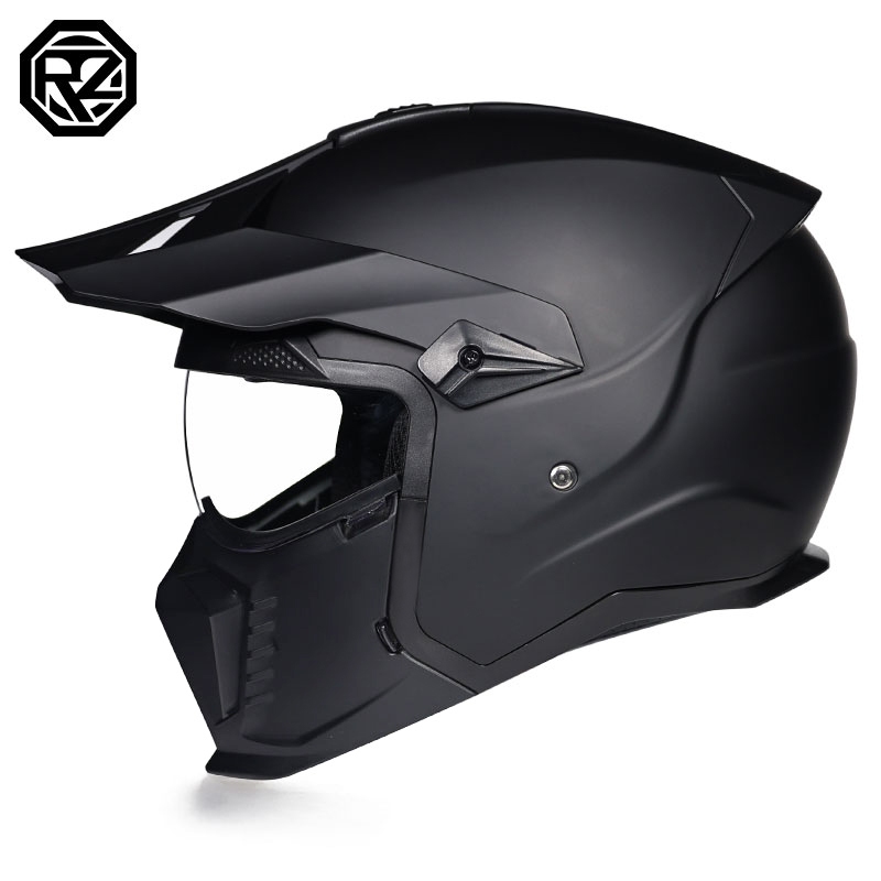 ORZ Street Fighter Combination Helmet Motorcycle Helmet Men's and Women ...