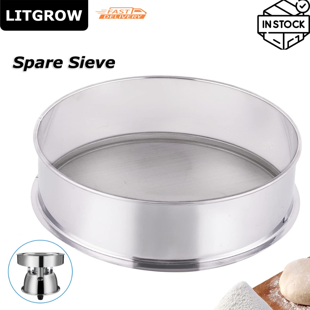 Litgrow Stainless Steel Mesh Screen 304 Mesh Mesh for Replace Sifter ...