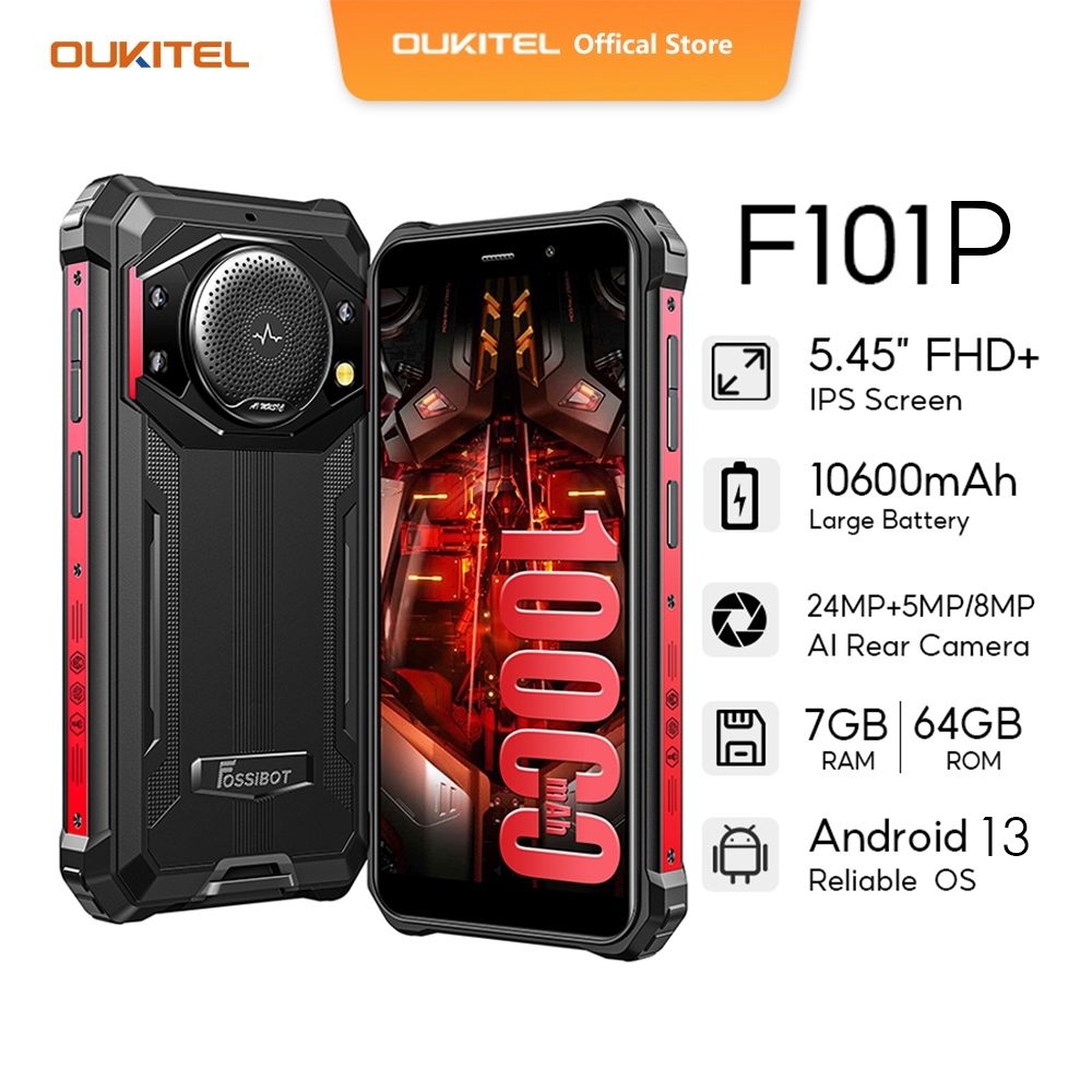 [LOCAL STOCK] OUKITEL FOSSiBOT F101P（5.45inch 7GB RAM 64GB ROM 10600mAh ...