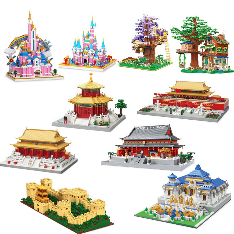 Chinese Building Blocks Building Blocks 92001-9 Tiananmen Tiantan ...
