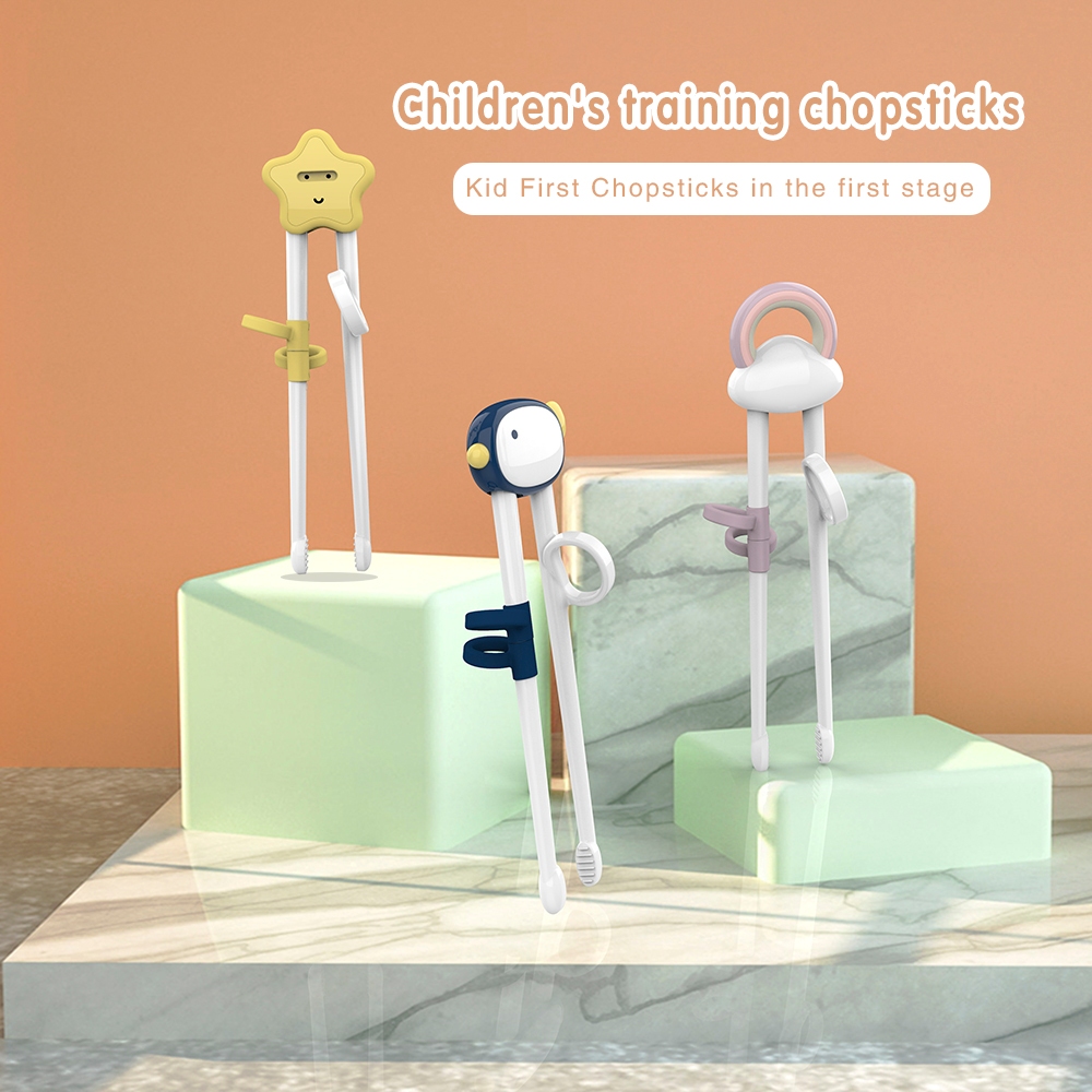 Toddler Training Chopsticks Kids Learning Chopstick Set with Attachable ...