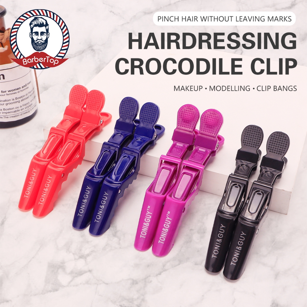 Hair clip for styling segmentation -6 women's wide toothed double hinge ...