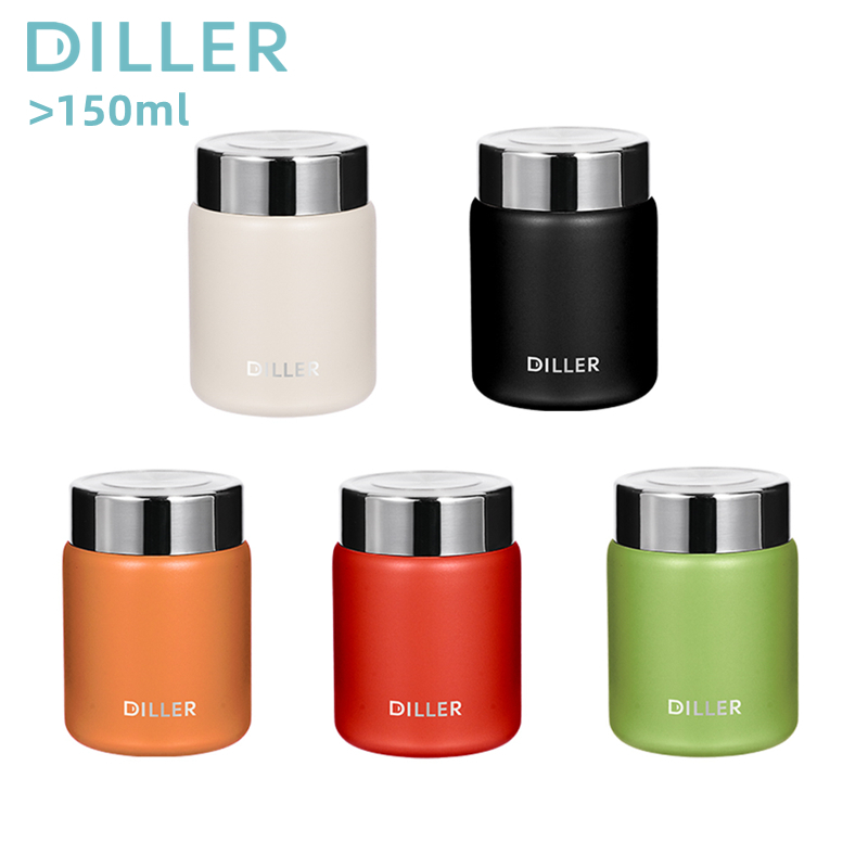 Diller 150ml Mini Food Thermos Bottle Stainless Steel Vacuum Flask Food ...