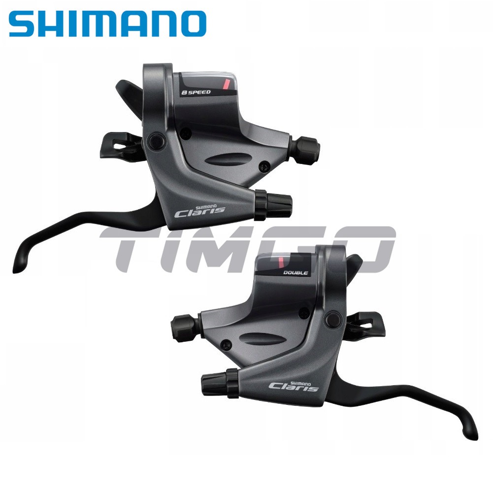 Shimano Claris ST-RS200 Road Bike 2×8 Speed Shifters Brake Combo Lever ...