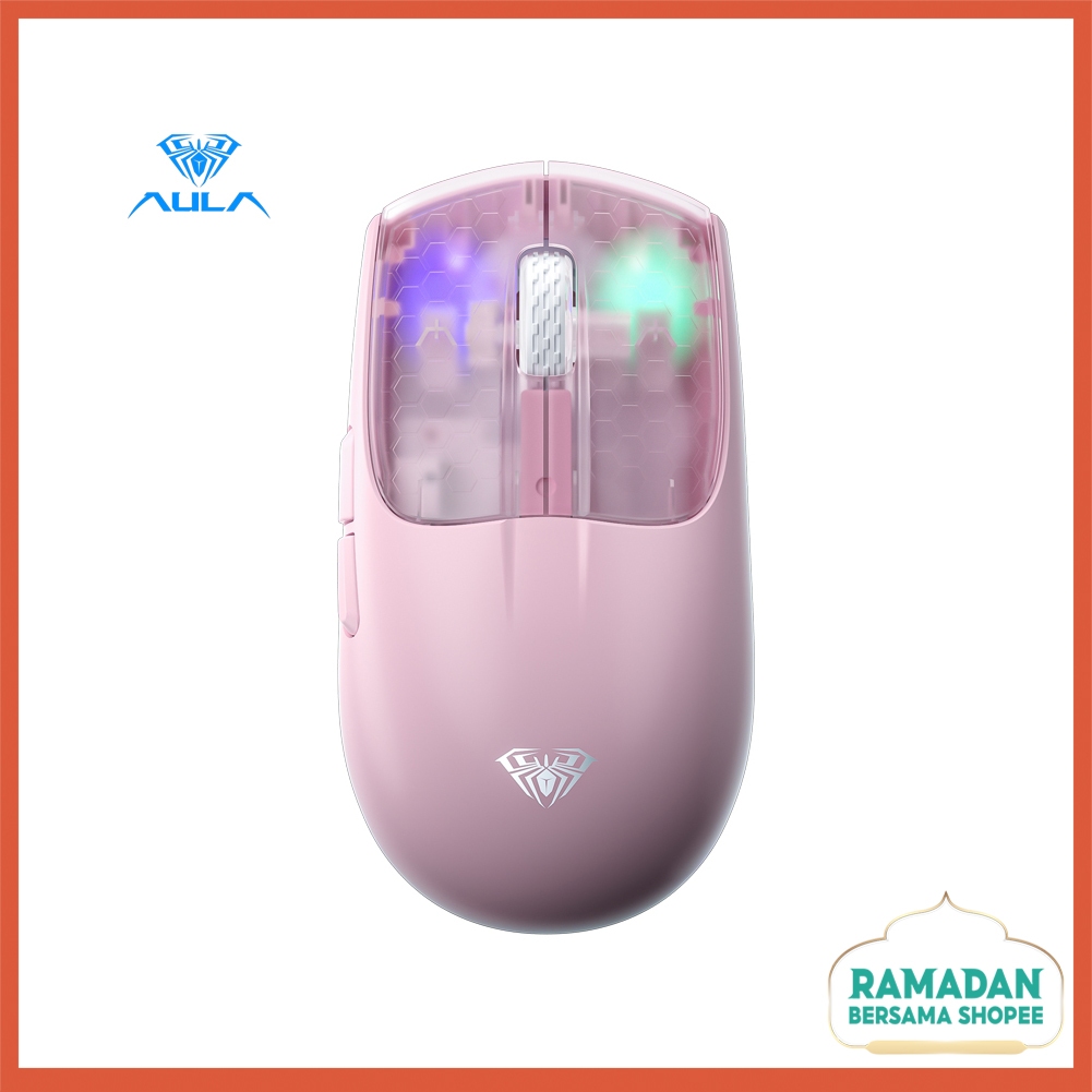 AULA SC560 Wireless Mouse E-sports Mouse Three-mode Connection Wired/2 ...