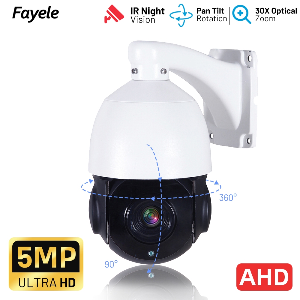 CCTV Security AHD 1080P PTZ Camera 30X Zoom CVI TVI 4IN1 Outdoor Video ...