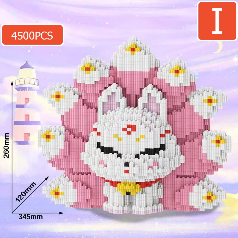 🚀Malaysia Delivery🚀Big Building Block Toys for Boys Fox Blocks Cartoon ...